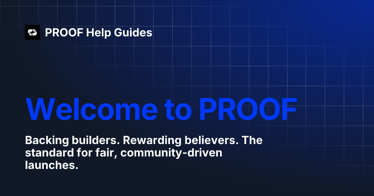 Welcome to PROOF | PROOF Help Guides